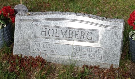 Willis Carl Holmberg 1896 1986 Mémorial Find A Grave