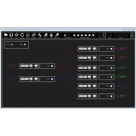 HH ELECTRONICS SP26 2 IN 6 OUT DIGITAL LOUDSPEAKER MANAGEMENT PROCESSOR BLACK