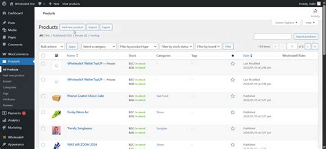 Product Data Import Export WholesaleX