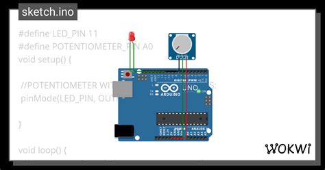 Potentiometerbrighteness Wokwi Esp32 Stm32 Arduino Simulator