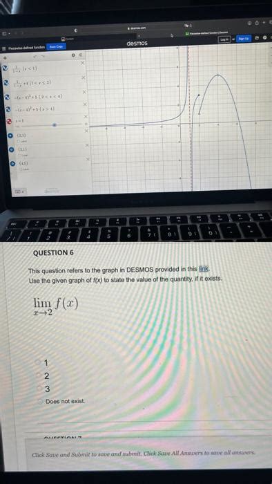 solved this question refers to the graph in desmos provided