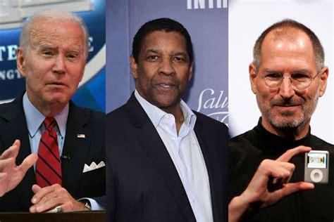 Denzel Washington Steve Jobs Et Simone Biles Distingués Par Joe Biden