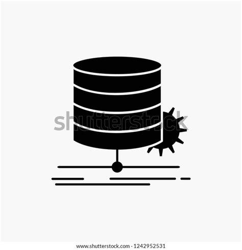 algorithm chart data diagram flow glyph stock vector royalty free