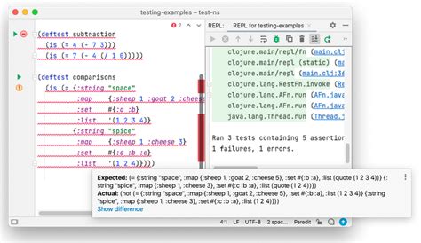 Sometimes Unable To View Diff On Test Failure Issue Cursive Ide Cursive GitHub
