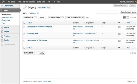 Customizing The Wordpress Admin Custom Admin Menus