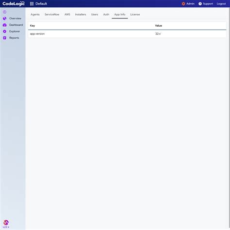 App Info Codelogic Documentation