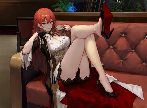 Yunkaiming Himeko Honkai Star Rail Honkai Star Rail Honkai Series Black Footwear