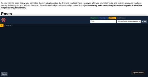 Tannerlinsleyreact Query Basic Codesandbox