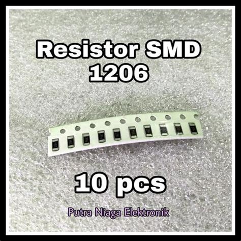 Jual 10pcs Resistor Smd 1206 330 Ohm Chip 330r Tahanan Code Marking 331 Kode 331 Kota