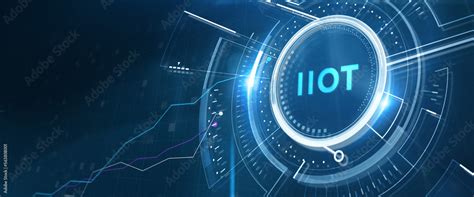 Iiot Concept Businessman Offer Iiot Products And Solutions The Future Of Technology Virtual
