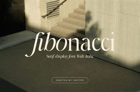 Fibonacci Font Creative Fonts