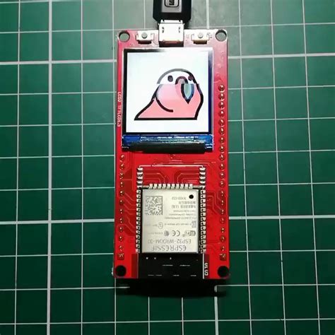 homemadegarbage on twitter makepython esp32 color lcd