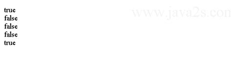 Javascript Boolean Operators