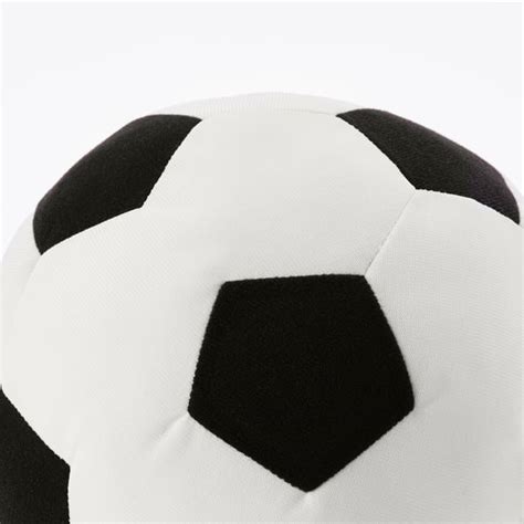 Sparka Plyšová Hračka Futbalová Loptačierna Biela Ikea