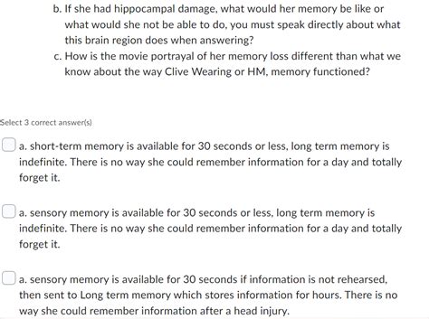 Solved Memory Question Worth Points Answer All Parts Of Chegg