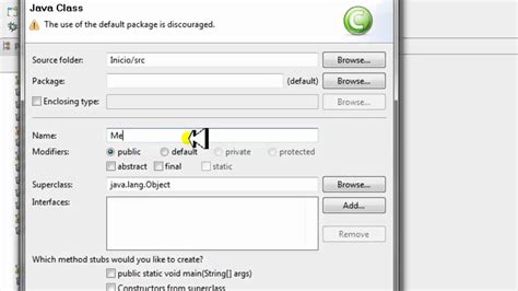 Crear Proyecto Java Eclipse Youtube