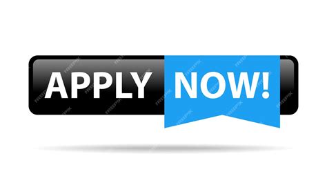 premium vector apply now button vector button and blue ribbon for