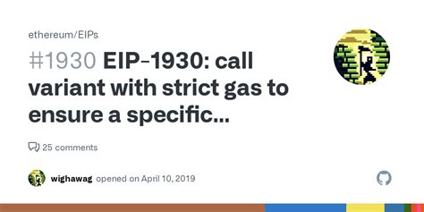eip 1930 call variant with strict gas to ensure a specific amount is