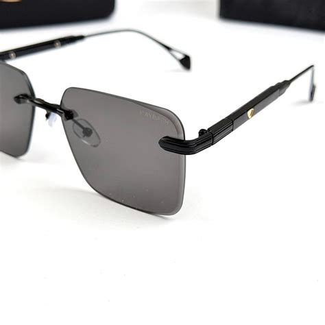 Maybach Rectangular Executive Rimless Full Black Giiz Store