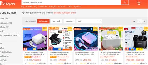 Top Shop B N Tai Nghe Bluetooth Uy T N Tr N Shopee