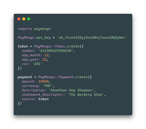 Api For Payments Paymongo
