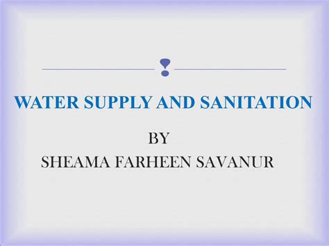 Pdf Water Supply And Sanitation Dokumen Tips