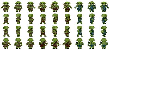 Rpg Maker Orc Walking Sprites By Dcneos