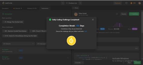vikas gavali on linkedin leetcode dsa coding consistency