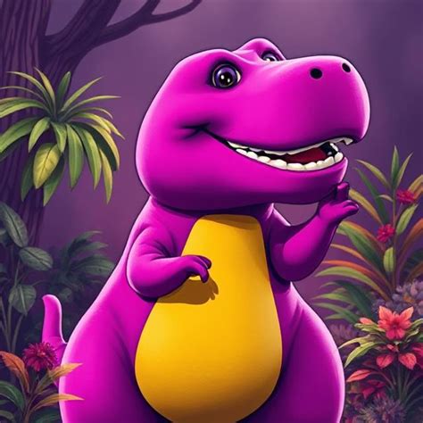 Barney The Purple T Rex