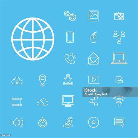 Vector Connection Digital Technology Ui Concept Stock Illustration