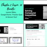 Algebra Slides Google Forms Quiz Key Solving Compound Inequalities