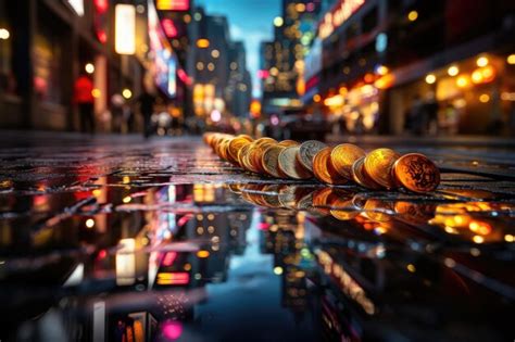 Premium Ai Image World Of Electronic Crypto Bitcoin Money And Soaring