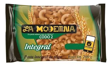 La Moderna Pasta Sopa Integral Codo 2 200 Gramos Mercadolibre