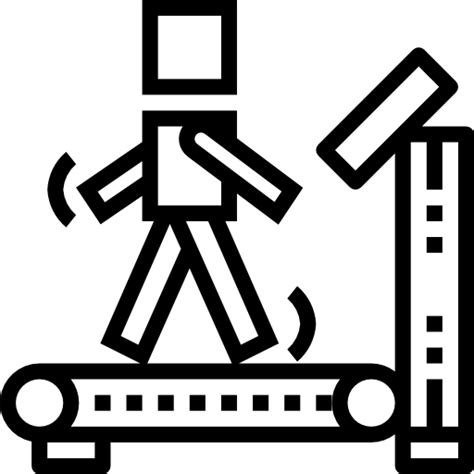 Treadmill Smalllikeart Lineal Icon