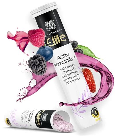 Healthspan Elite Activ Immunity 40 Effervescent Tablets Exp 022026