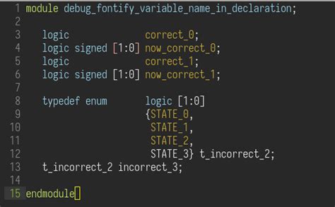 Fontifying Of Variable Names In Declarations Not Working Correctly Issue Veripool