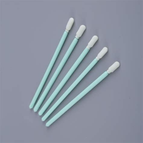 Lab Esd Safe Swabs Round Tip Lint Free Cotton Swabs For Semiconductor
