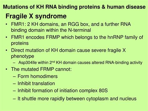 Ppt Rna Binding Motifs Structure Function Biological Significance