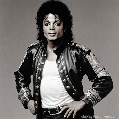 Michael Jackson As A Singer Stable Diffusion Online