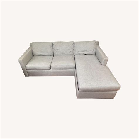 Crate And Barrel Barrett Ii Reversible Sectional Sofa Aptdeco
