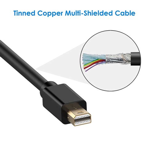 Gold Plated Mini Displayport Mini Dp To Dvi Cabl Grandado