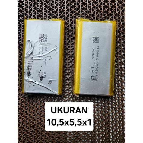 Jual BATRE BATERAI BATTERY POLIMER Rb MAH Kondisi Tidak Kembung Ukuran X Tebel Cm