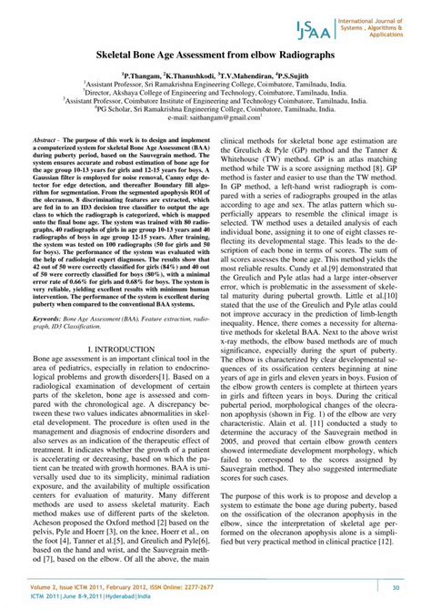 Pdf Skeletal Bone Age Assessment From Elbow Radiographs Dokumen Tips