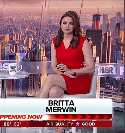 Britta Merwin Red Dress Fox Weather R Curvynewswomen