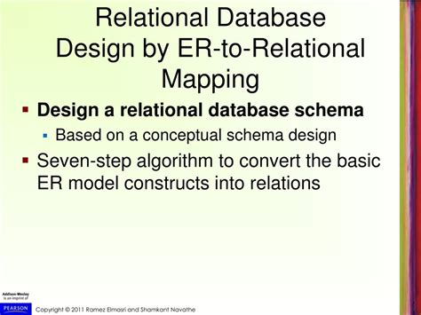 Ppt Chapter 9 Relational Database Design By Er To Relational Mapping