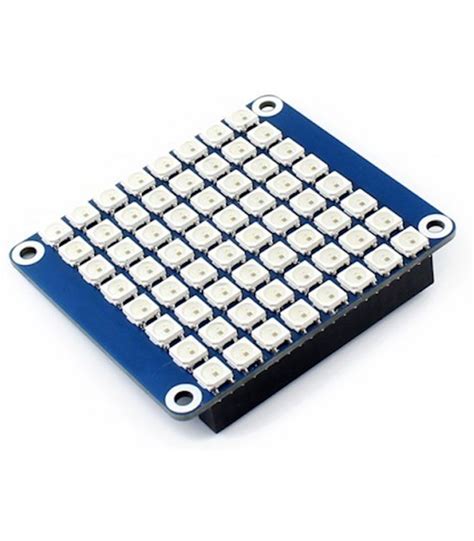 Matriz Hat Led Rgb 8x8 Para Raspberry