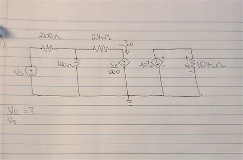 Solved What Is Vovs Please Not That Io Does Not Equal 40