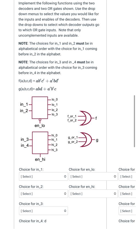 Solved Implement The Following Functions Using The Two