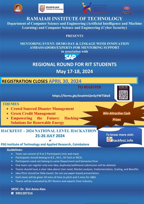 dept of cse aiml and cse cyber security on linkedin hackfest 2024