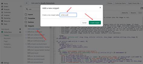 How To Add Snippet In Shopify PRP Webs